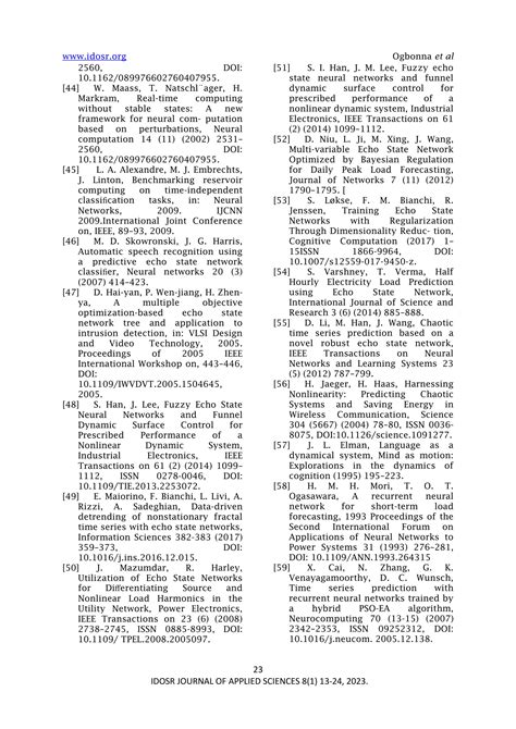 A Comprehensive Review Of Artificial Neural Network Techniques Used For Smart Meter Embedded
