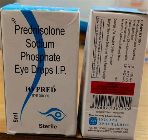 Io Pred Prednisolone Sodium 5 Ml At ₹ 130 Bottle In Ahmedabad Id