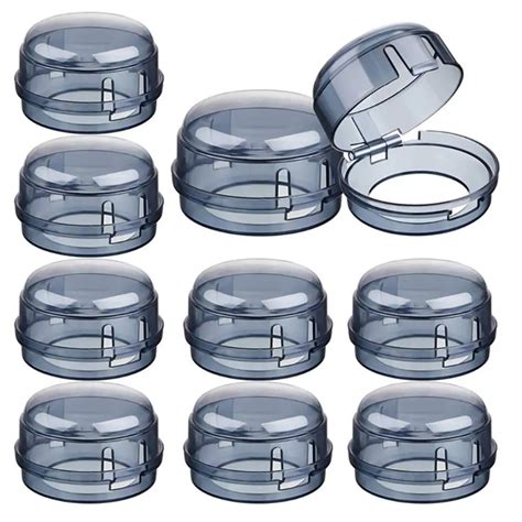 2pcs 아기 안전 오븐 잠금 뚜껑 가스 스토브 손잡이 커버 유아 어린이 보호대에 대 한 홈 주방 스위치 보호 도구취사도구