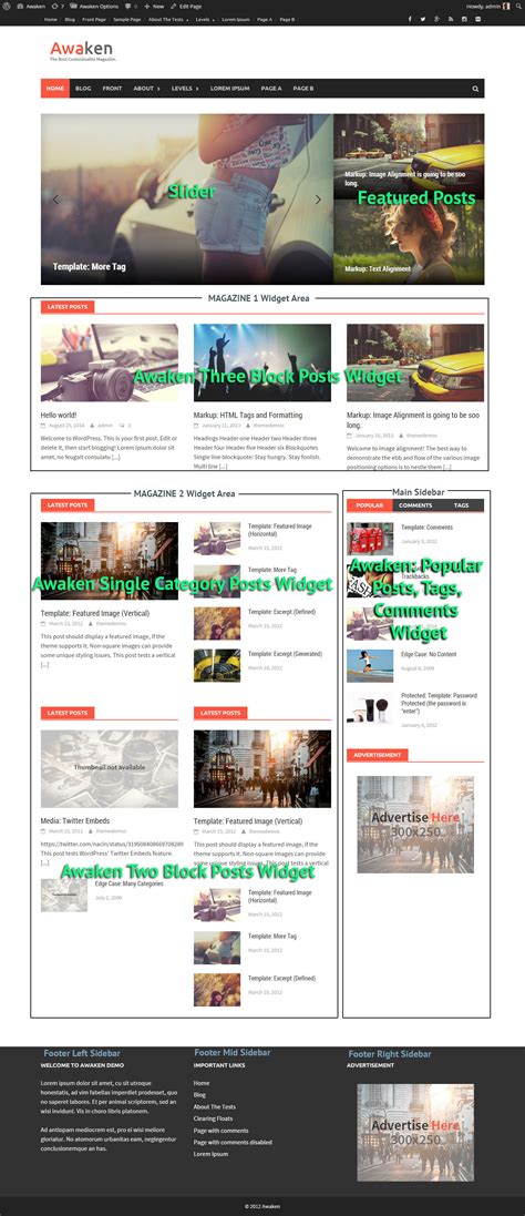 Awaken Pro Wordpress Theme Documentation