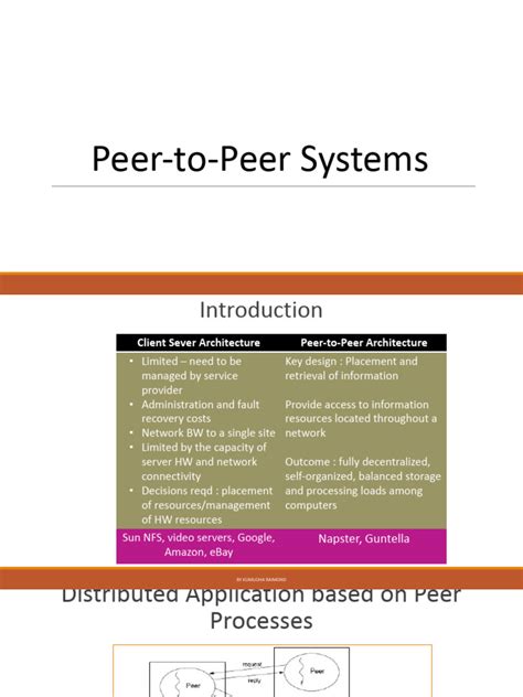 peer peer systems pdf
