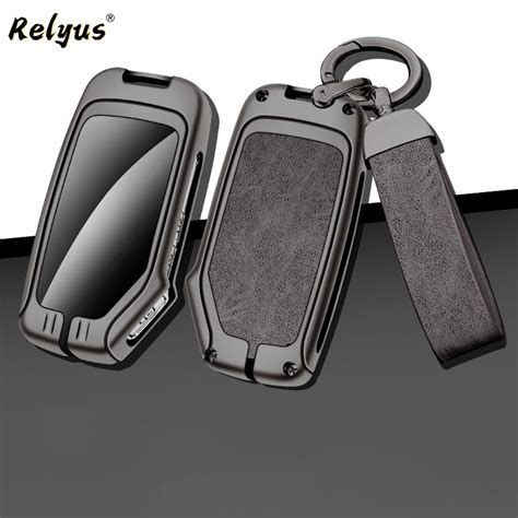 아연 합금 가죽 자동차 키 케이스 커버 키 체인 액세서리 기아 스포티지 R Gt 스팅어 쏘렌토 씨드 세라토 포르테 2018 2019 Aliexpress