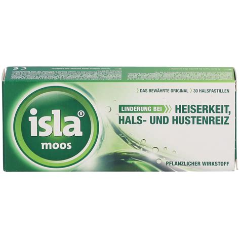 Isla® Moos Pastillen 30 St Redcare Apotheke