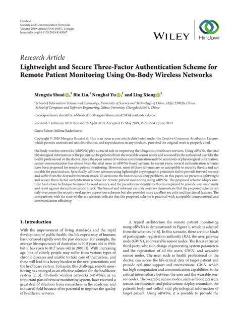 pdf lightweight and secure three factor authentication scheme for