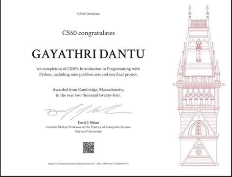 Gayathri Dantu On Linkedin Hey Folks Happy To Share My Achievement
