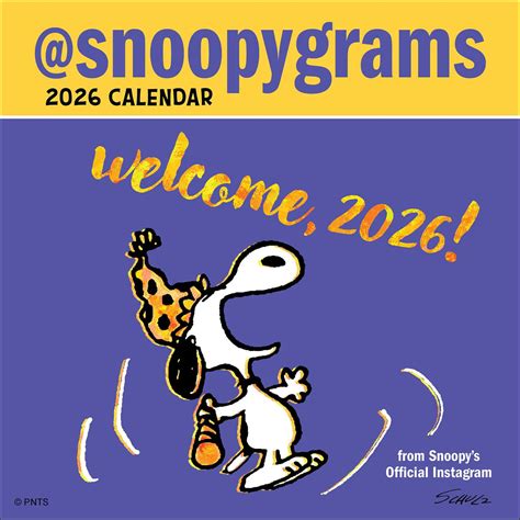 Peanuts® Snoopygrams 2026 Mini Wall Calendar Book Summary And Video