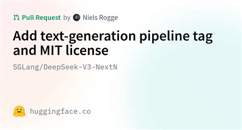 Sglangdeepseek V3 Nextn · Add Text Generation Pipeline Tag And Mit License
