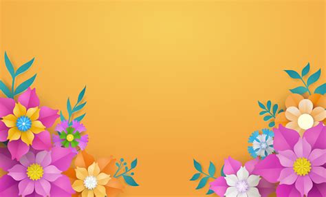 파스텔 색조의 현실적인 그림자가 있는 벡터 아트 디자인에서 자른 꽃 종이 프레임 또는 공간 잡지 웹 쇼핑몰의 간판 및 기타에 사용되는 텍스트 레이블을 추가합니다 0명에 대한