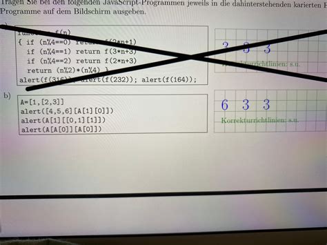 Javascript Programmieren Ausgaben Alert Informatik Computer