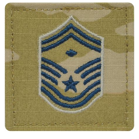 U S Space Force Embroidered Ocp With Hook Rank Insignia Senior Master