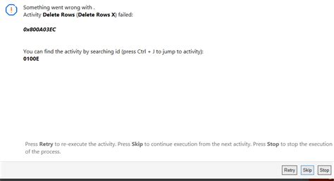 Problem With Deleting Rows Studiox Uipath Community Forum