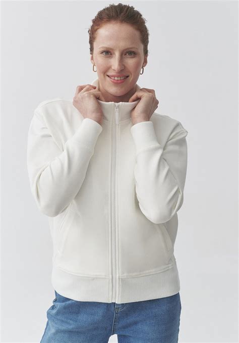 Tatuum Tonia Sweater Met Rits Off Whitecrème Zalandobe