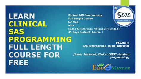 learn clinical sas programming sas programming for beginners sas