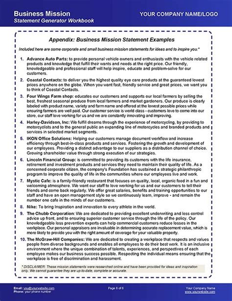 Business Coaching Mission Statement Generator Coaching Tools From