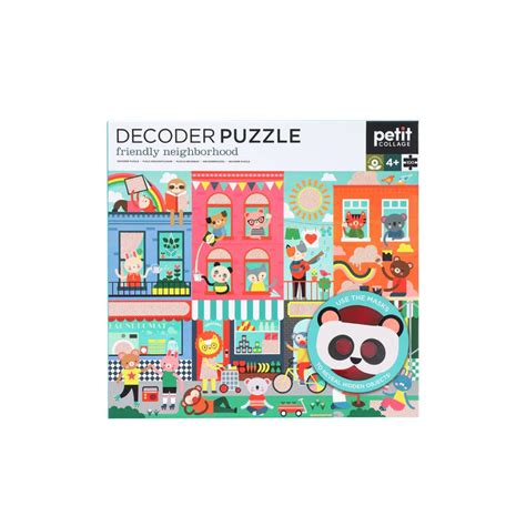 100 Piece Decoder Puzzle Friendly Neighborhood Suebidou