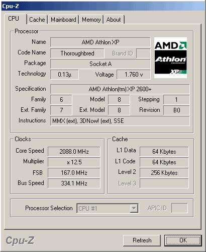 AMD Athlon XP HardWare Fr