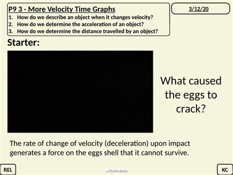 Ks4 Gcse Physics Aqa P9 3 More Velocity Time Graphs Powerpoint Teaching Resources