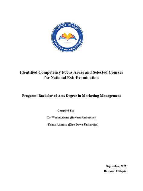 Identified Competencies Ba In Marketing Management Pdf Marketing