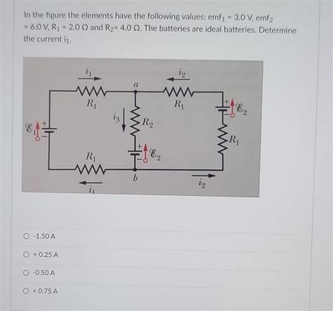 Solved In The Figure The Elements Have The Following Values