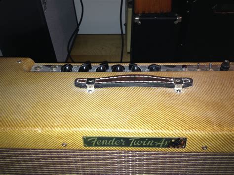 Fender Twin 1958 Tweed Amp For Sale Tundra Music Inc Vintage Guitars