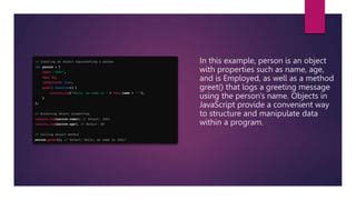Understanding Objects In Javascript Pptx