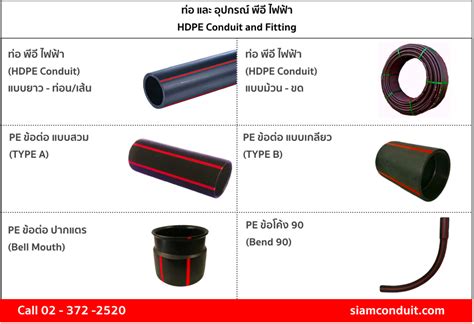 ท่อ Hdpe ท่อ Pe ข้อต่อ ฟิตติ้ง ร้อยสายไฟ ทุกขนาด