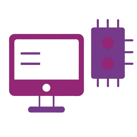 Componentes De Hardware De Computador Partes E Dispositivos Com Unidade Central De Processamento