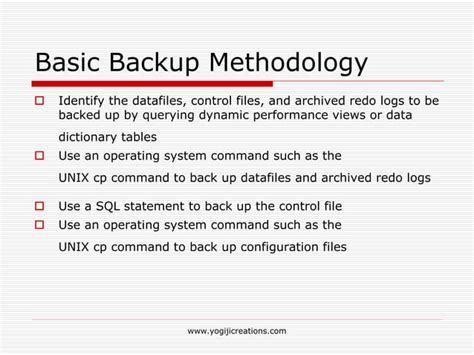 oracle backup and recovery ppt