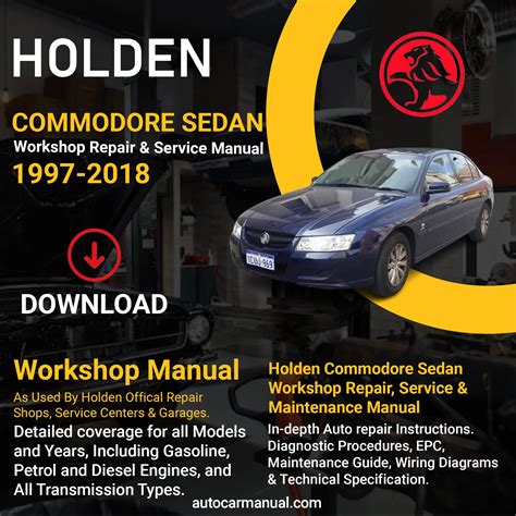 Holden Commodore Sedan Repair Manual Service And Maintenance