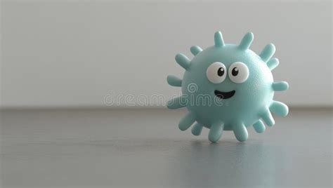 Microscopic Examination Of A Complex Microorganism A Detailed 3d Rendering Of A Virus Cell