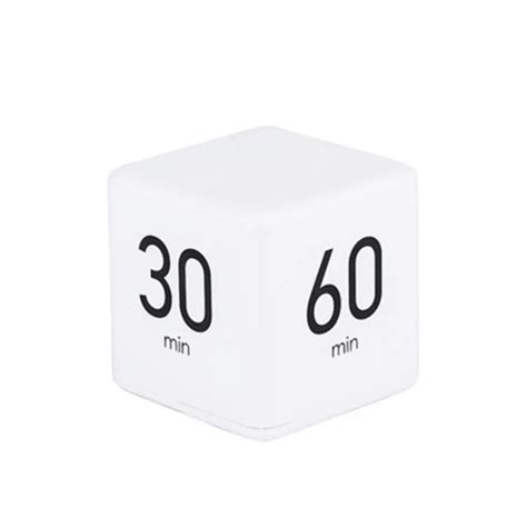 Portable Cube Timer Digital Kitchen Timer Countdown Alarm Np