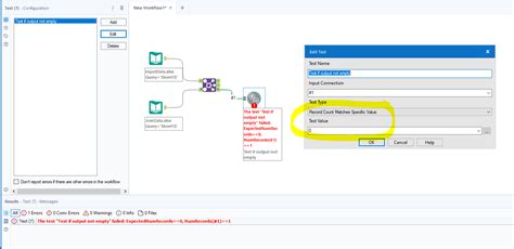 How To Test If A Node Port Output Is Empty If Not Throw Error Knime