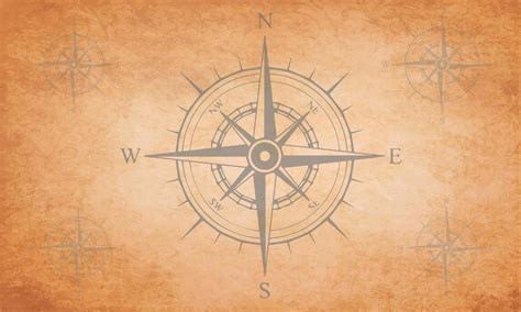 Nautical Compass Map