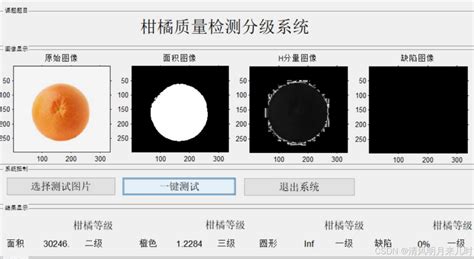 Matlab水果品质检测及分级系统基于matlab的水果缺陷检测与分类系统设计报告 Csdn博客