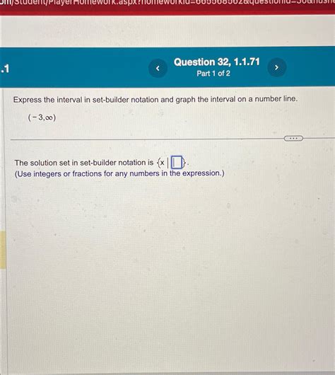 Solved Question Part Of Express The Interval Chegg