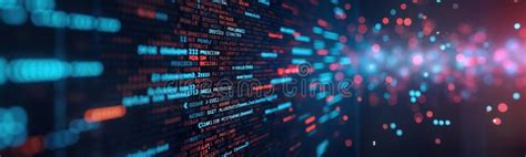 abstract computer screen displays complex programming code colorful