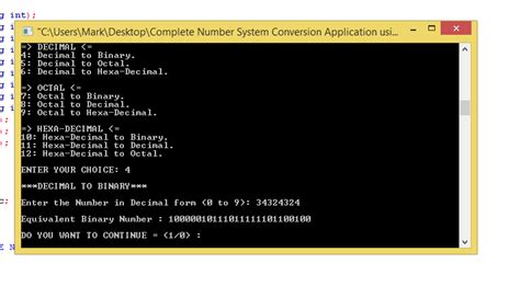 Complete Number System Conversion Application Using C With Free Source