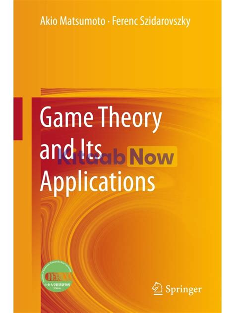 Game Theory And Its Applications Kitaabnow