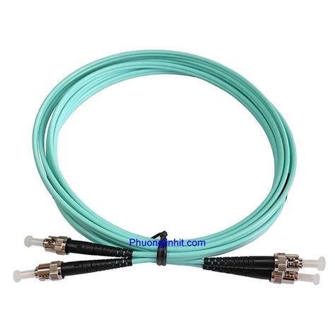 Dây nhảy quang OM3 Multi mode 50 125µm ST ST UPC Duplex dài 3m phuonglinhit