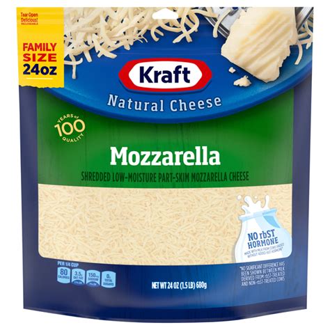 Save On Kraft Mozzarella Shredded Low Moisture Part Skim Cheese Order Online Delivery Giant