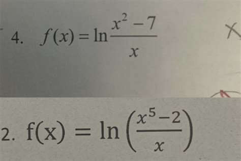 Derivative Rules Log