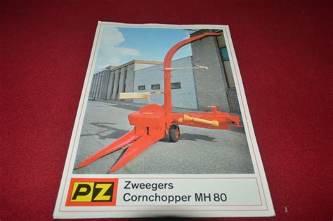 Pz Zweegers Mh 80 Forage Harvester Dealers Brochure Cdil Ebay