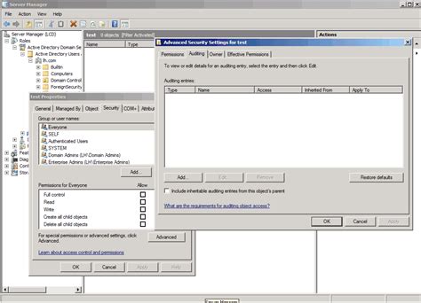Windows Server 2008 Active Directory Auditing 4sysops