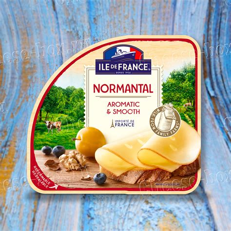 Мягкий сыр Нормантал слайсы, ломтики, 150 г. Иль де франс (Normantal ...
