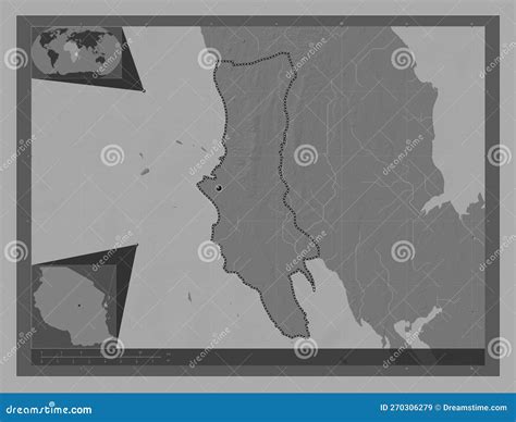 Zanzibar Tanzania Occidentale Sentiero Capitale Illustrazione Di