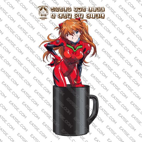 Romantic Pilot Asuka Standing In Your Cup White T Shirt Eatge