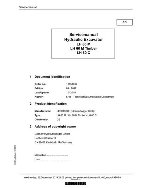 Liebherr R944 C Hydraulic Excavator Service Repair Manual Pdf