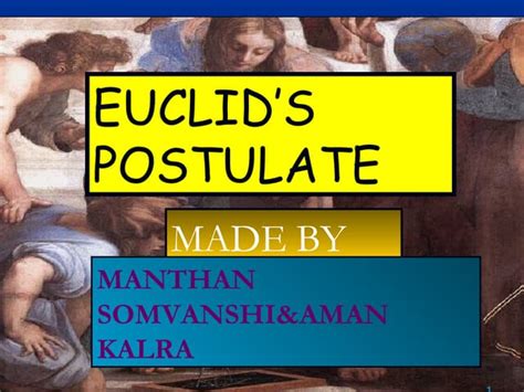 Euclids Postulates Ppt