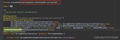 Sharding Jdbc 配置报错no Qualifying Bean Of Type Orgapacheshardingsph Csdn博客