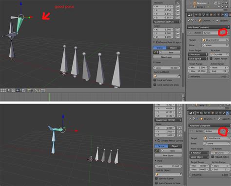 Rigging Rotation Problem With Action Constraint Blender Stack Exchange